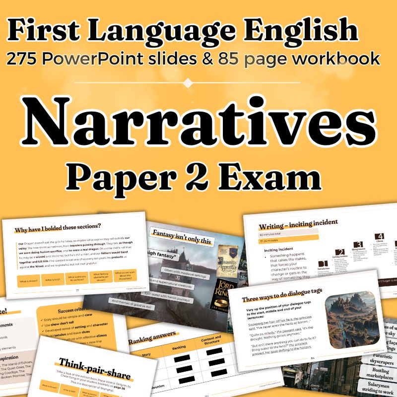 Narrative Writing for Exam – IGCSE First Language English 0500/0990 ...