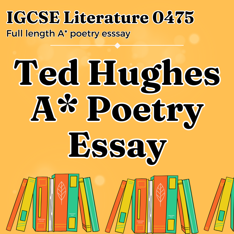 A* Poetry Essay for IGCSE Literature: Football at Slack by Ted Hughes ...